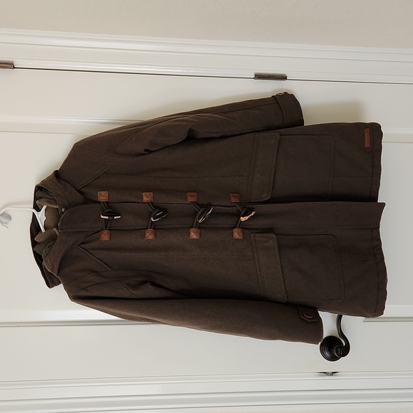 Merrell | Jackets & Coats | Merrell Haven Opti Warm Olive Green Duffle ...